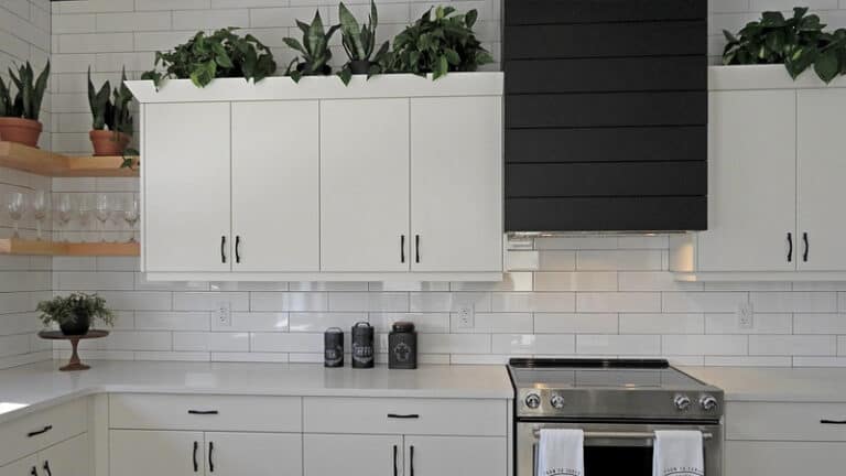 How to Use Space Between Kitchen Cabinets and Ceiling? – Budget ...